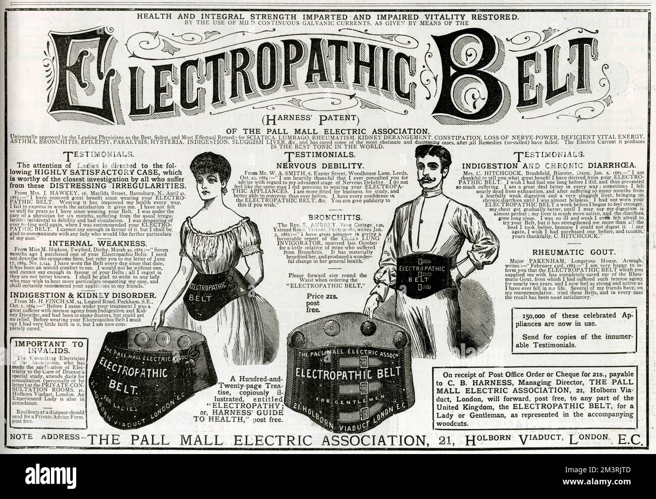 Victorian corset advertisement hi-res stock photography and images - Alamy