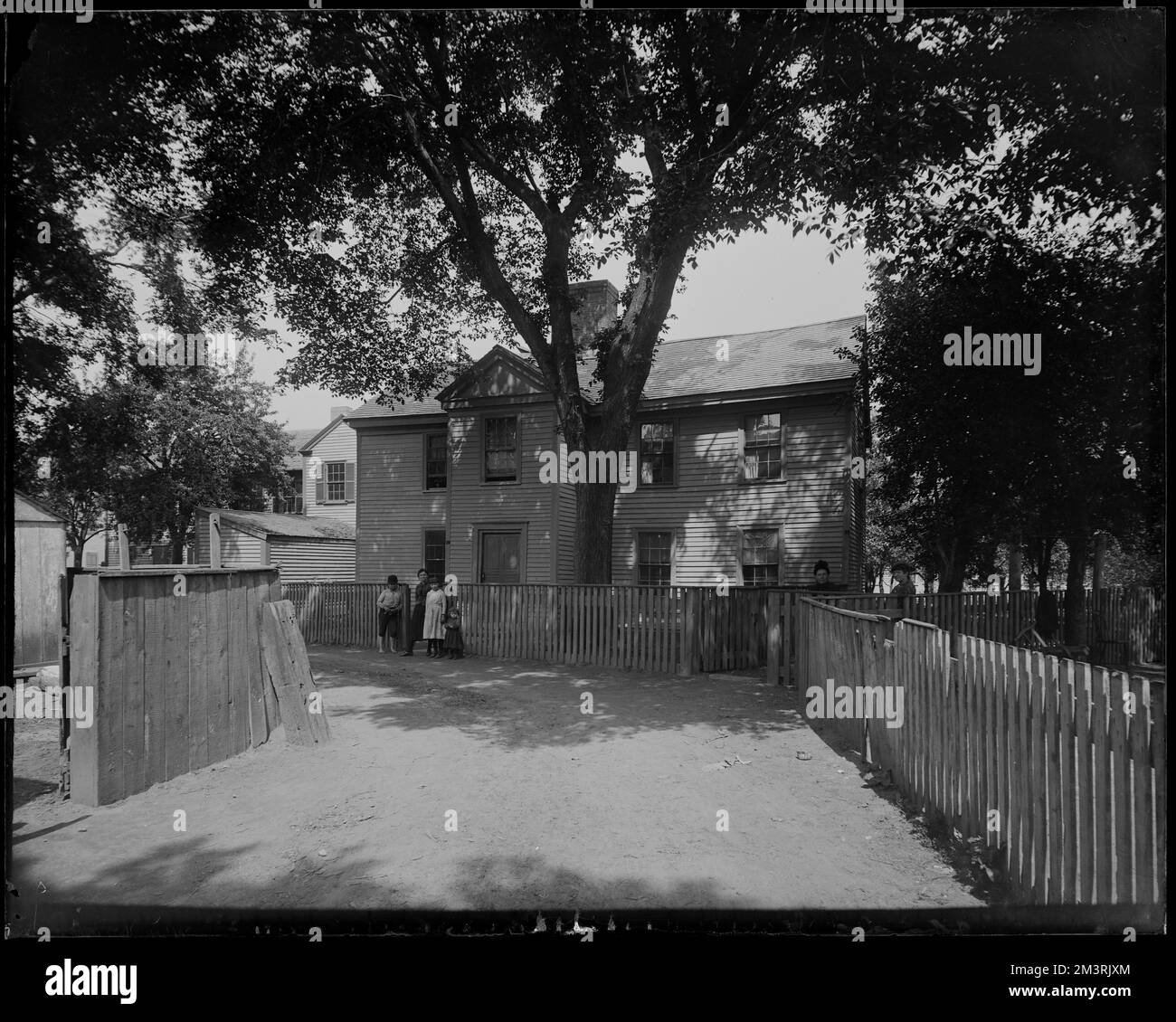 Salem, Beckett Court, house before 1660 , Houses. Frank Cousins Glass ...