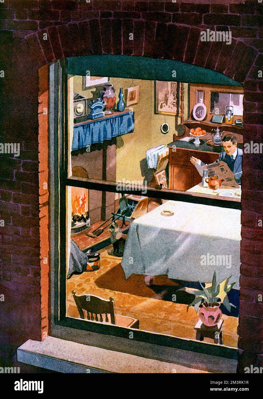 1930s house fire hi-res stock photography and images - Alamy