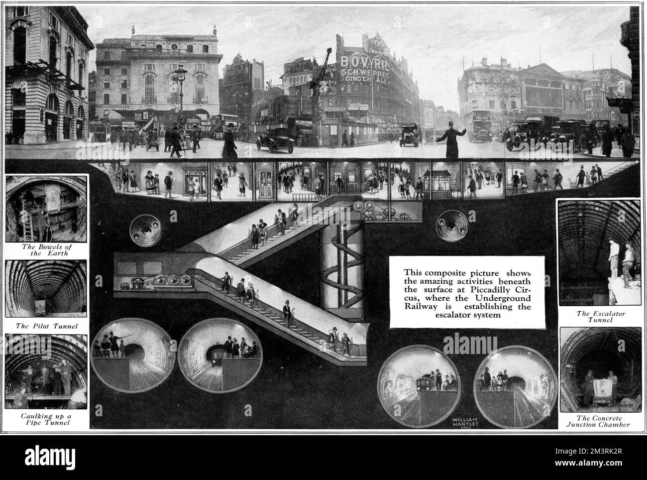 Tube train cross section hi-res stock photography and images - Alamy