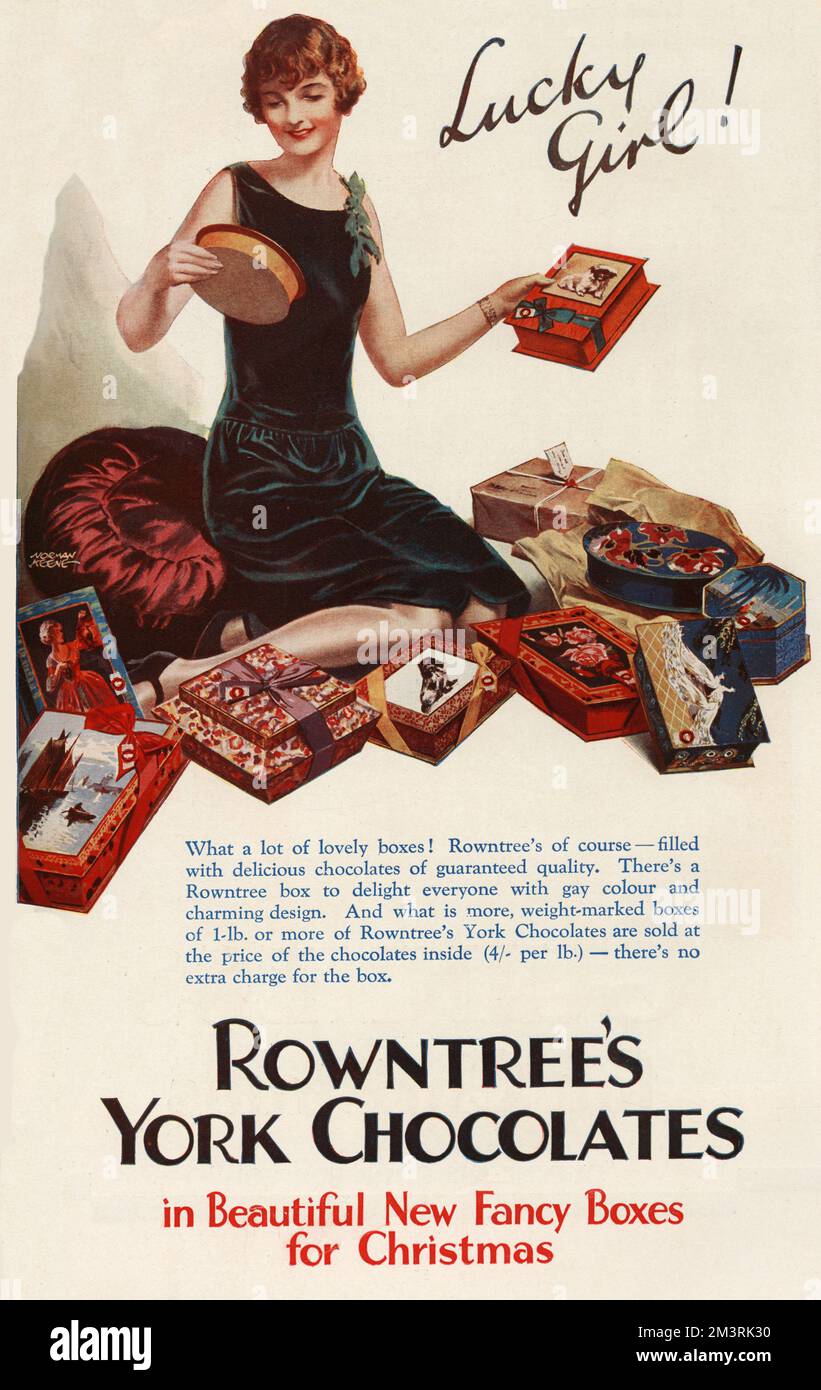 Rowntree's York Chocolates advertisement Stock Photo - Alamy
