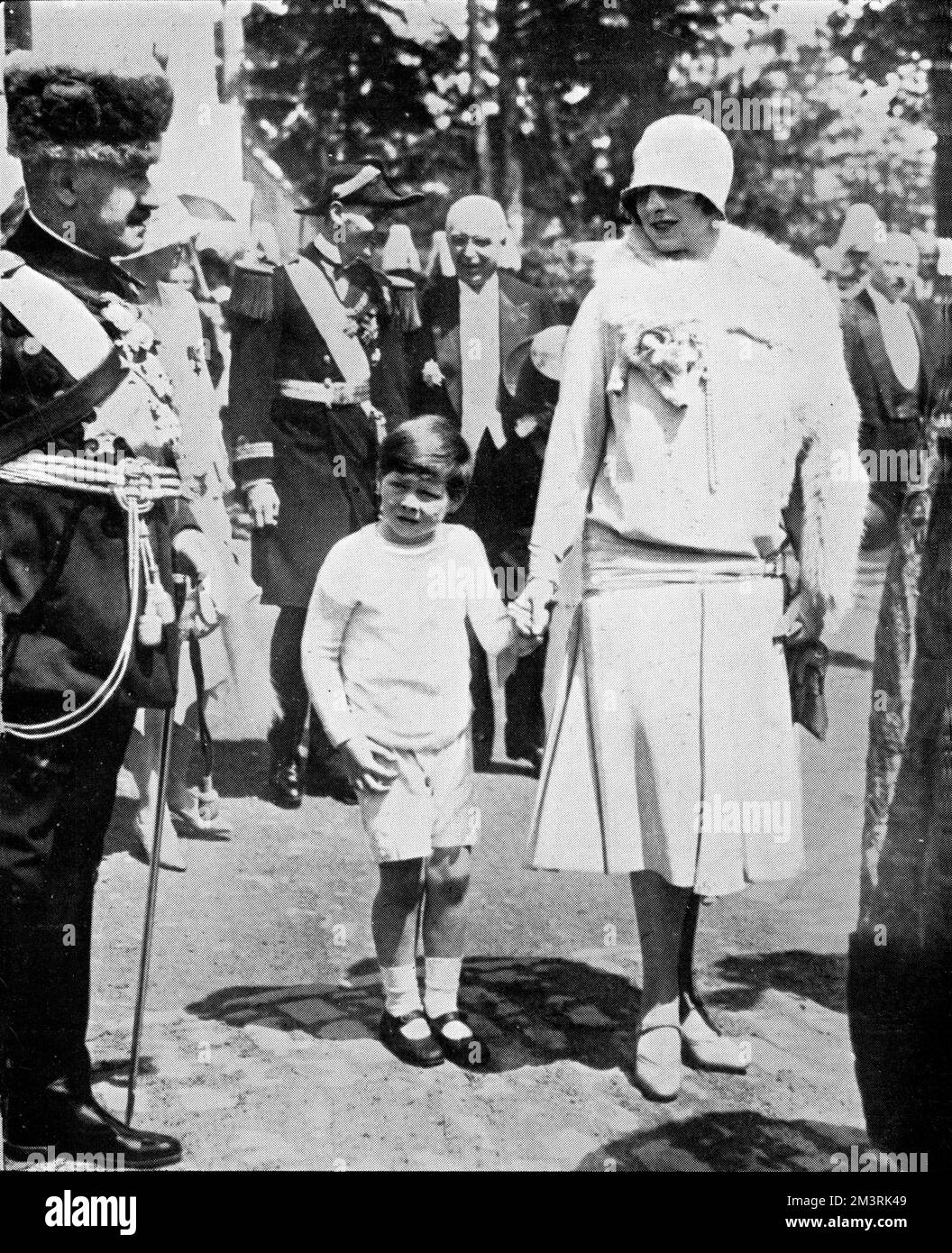 Princess H鬨ne and Crown Prince Michael of Romania at the official ...