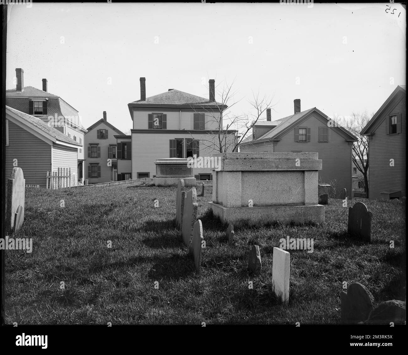 Salem, Broad Street, Broad Street Cemetery, 1655, tomb of Colonel ...