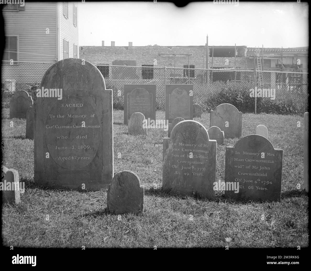 Salem, Charter Street, monuments, burying ground, gravestones ...