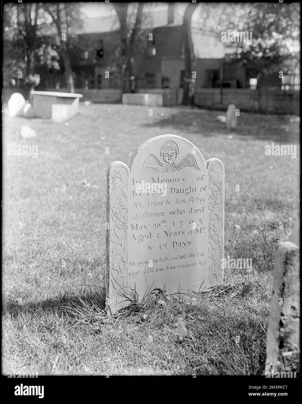 Salem, Charter Street, monuments, gravestone, Betsy Lefavour ...