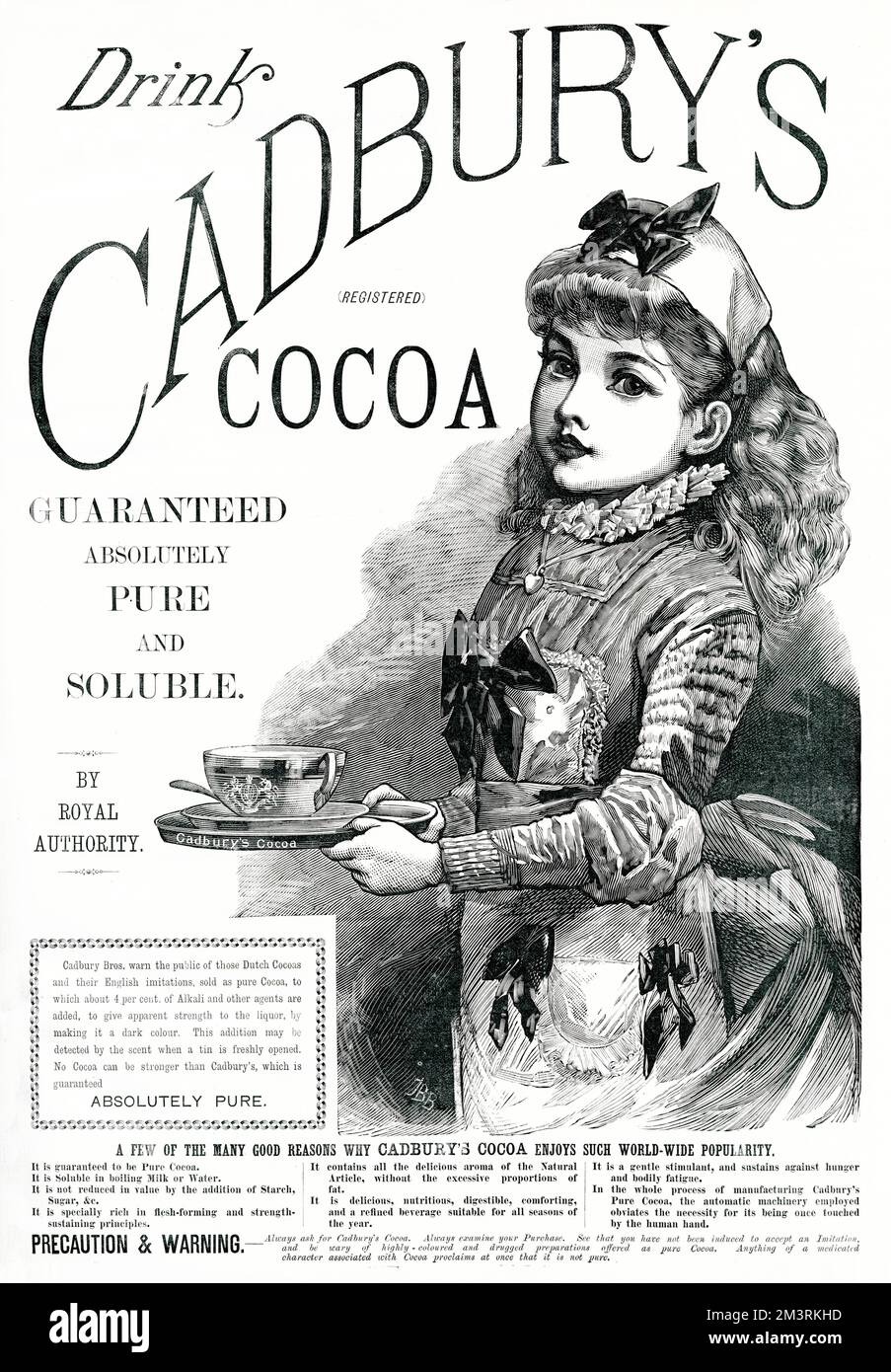 Cadburys cocoa advertisement Cut Out Stock Images & Pictures - Alamy