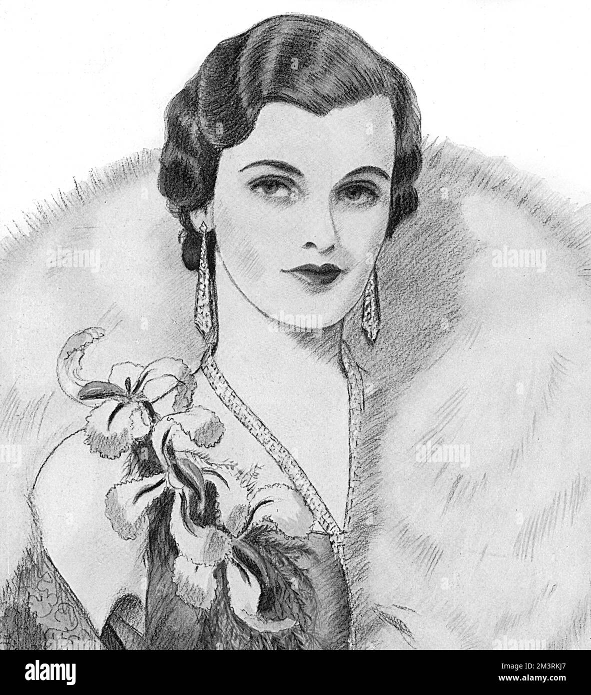 Miss Margaret Whigham, later Mrs Charles Sweeney then the Duchess of ...