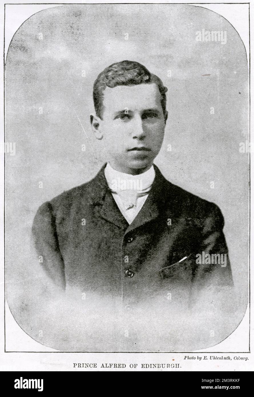 Prince Alfred of Edinburgh Stock Photo - Alamy