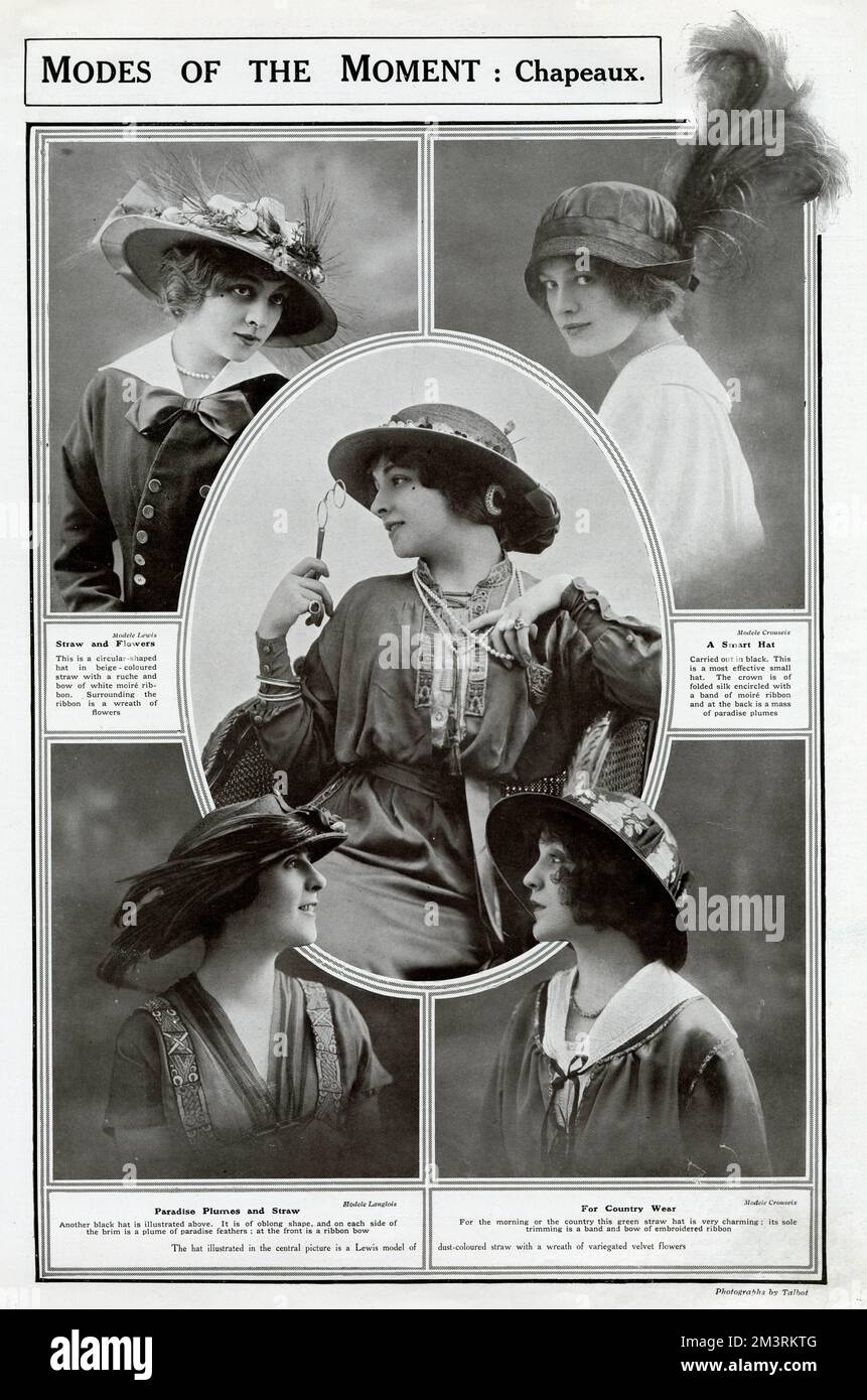Women's fashion 1913 hi-res stock photography and images - Alamy