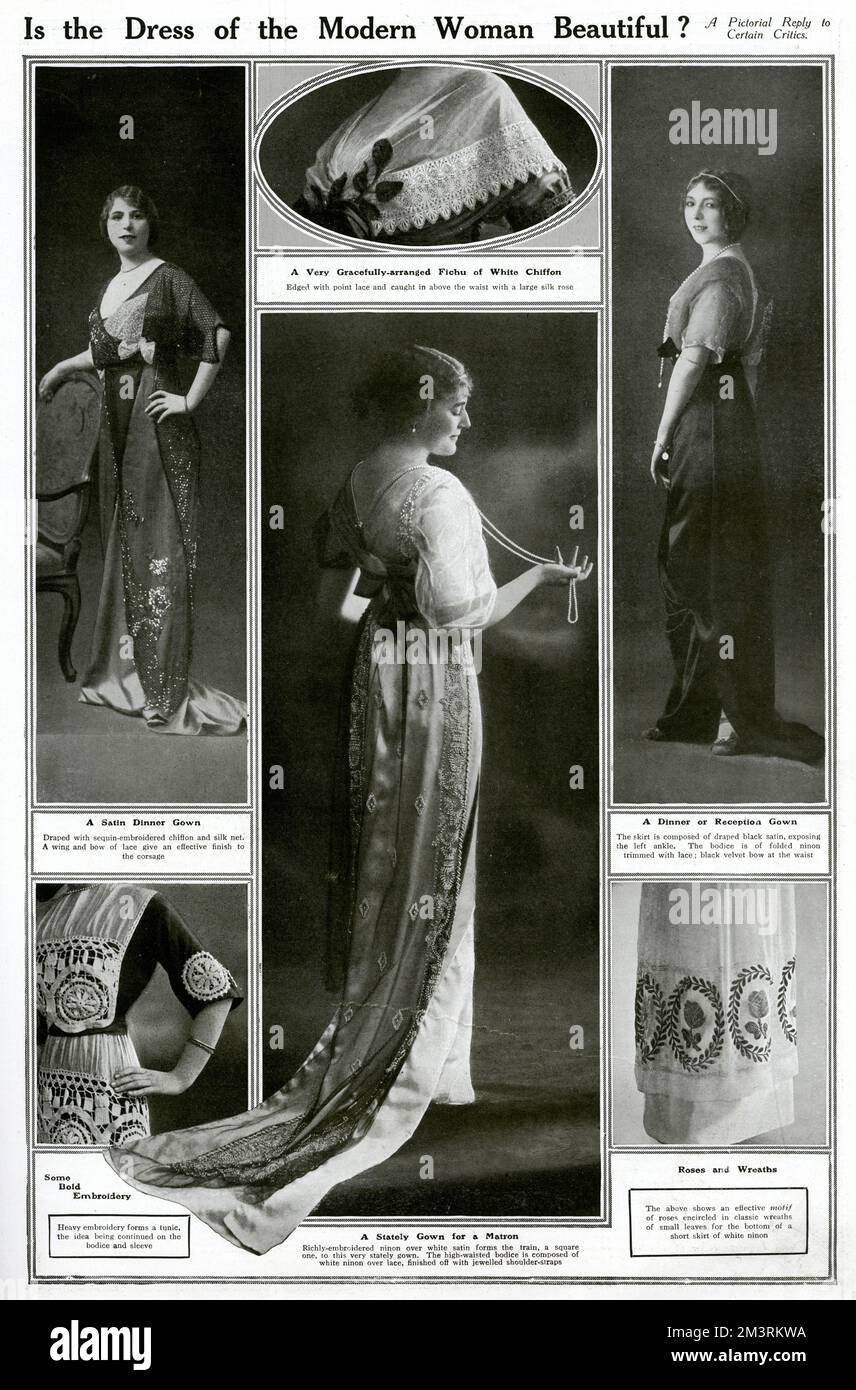 Fashionable women in dresses hi-res stock photography and images - Alamy