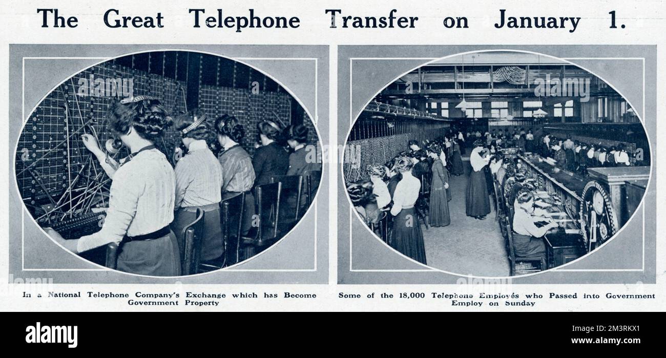 Manual telephone exchange hi-res stock photography and images - Alamy