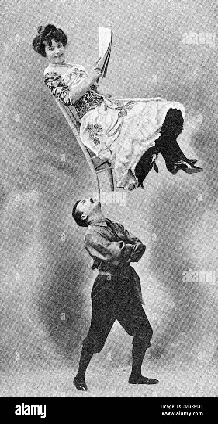 Les Kiners-Moulins performing 'The Tribulations of a Soubrette', an ...