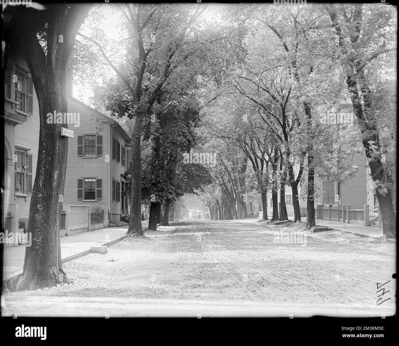 Salem, Chestnut Street from Summer Street, views , Houses, Streets ...