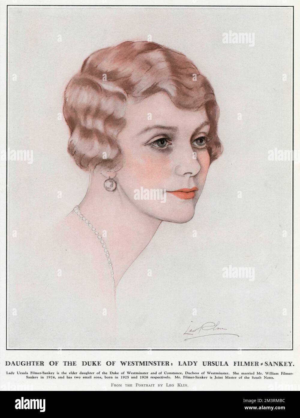 Lady ursula grosvenor hi-res stock photography and images - Alamy