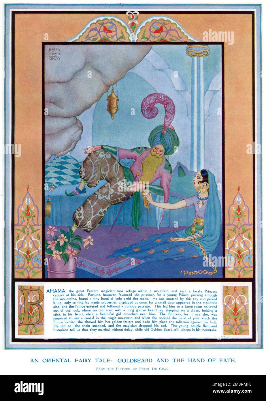 An Oriental Fairy Tale - Goldbeard & the Hand of Fate Stock Photo - Alamy