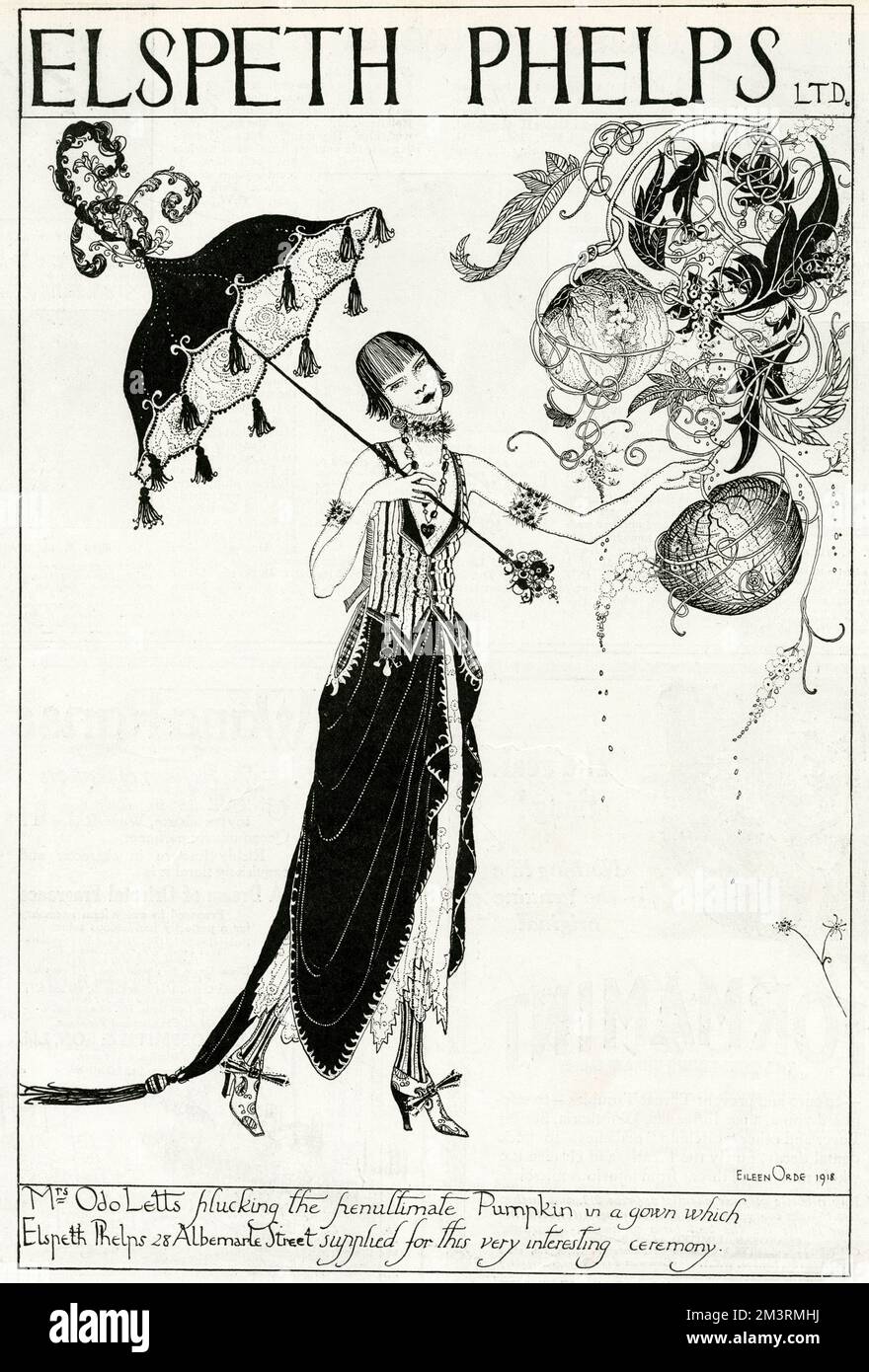 Advertisement for Elspeth Phelps fashion house, one of a series of ...