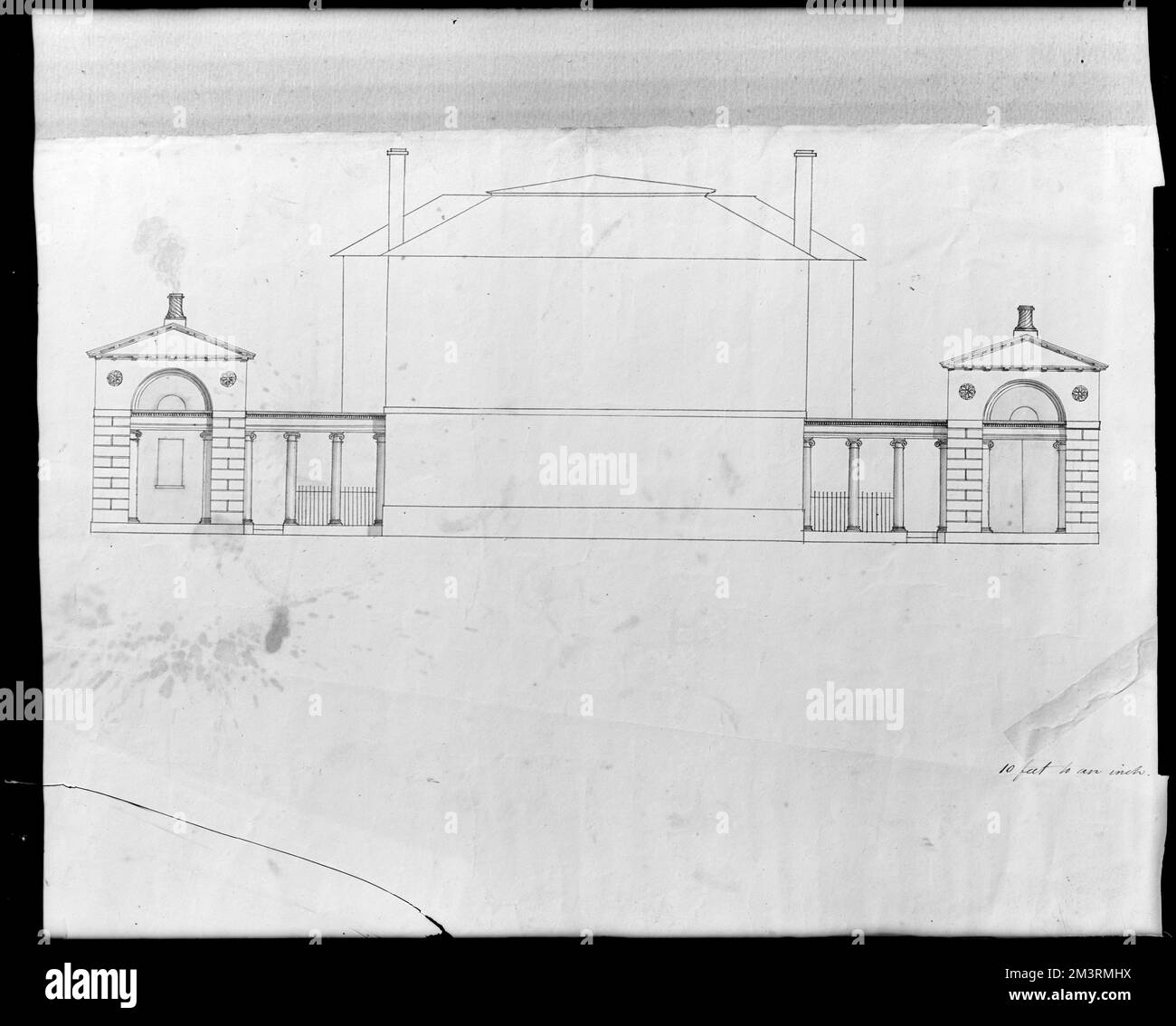 Salem, Derby Square, maps and plans, study for the Elias Hasket Derby ...