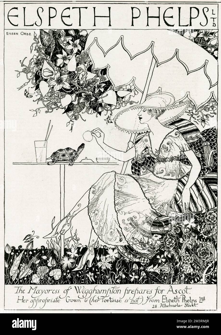 Advertisement for Elspeth Phelps fashion house, one of a series of ...