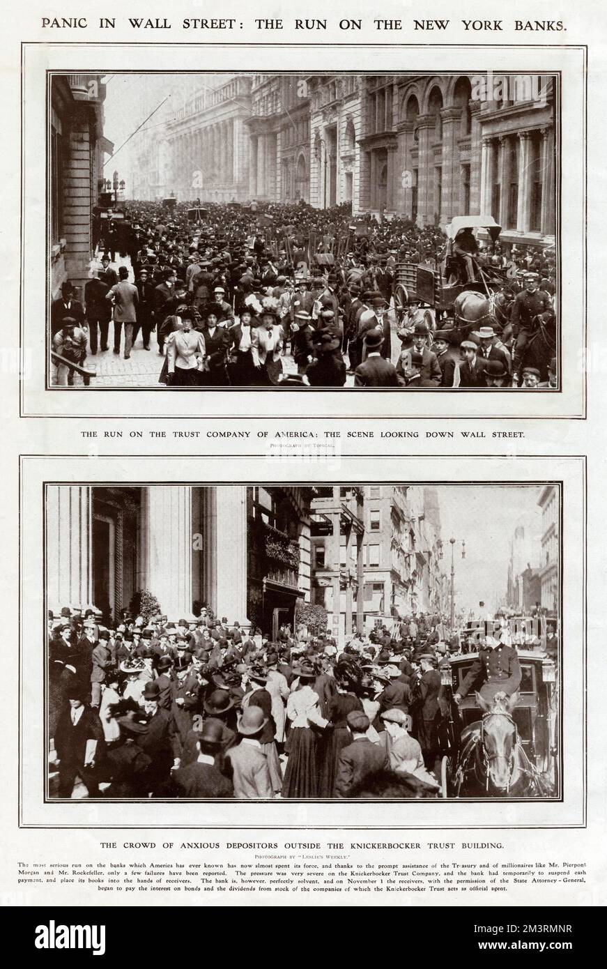 1907 panic hi-res stock photography and images - Alamy