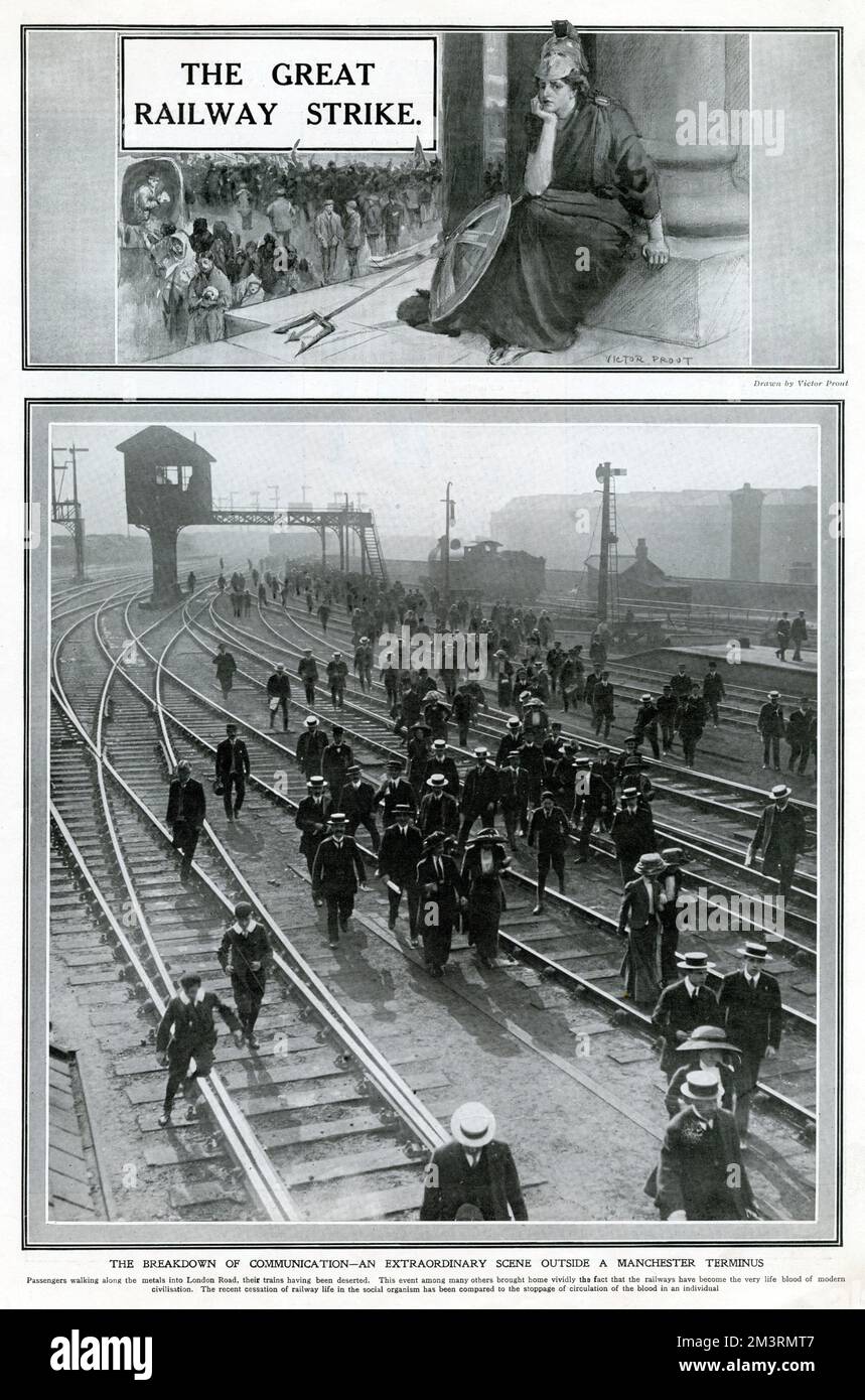 1911 railway strike hi-res stock photography and images - Alamy