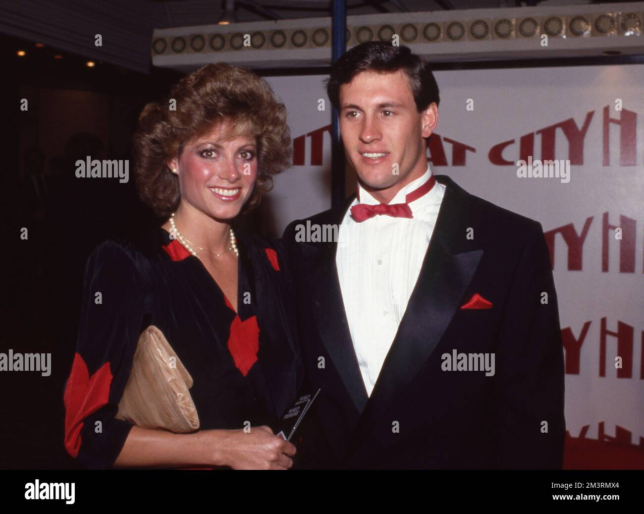Ann Martin and Steve Sax at the "City Heat" Hollywood Premiere on ...