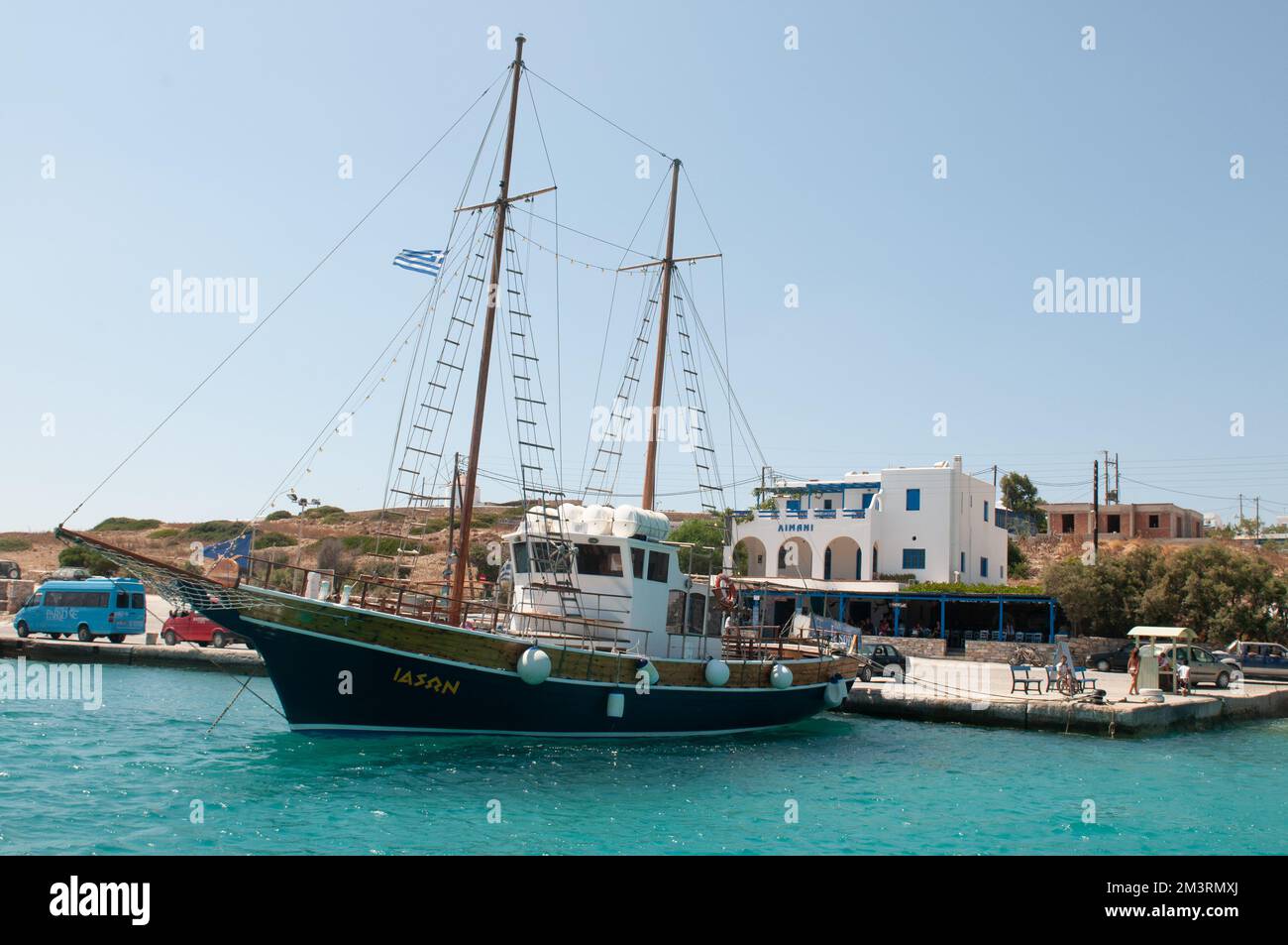 boats, Hora, Koufonissi, Greece, Europe koufonissia Stock Photo - Alamy