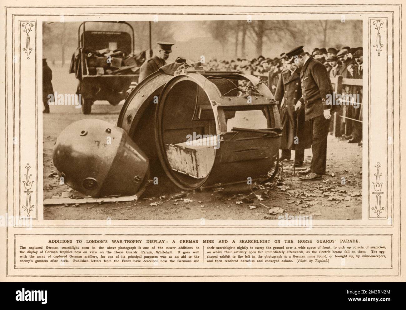 War trophies on display in London, 1915 Stock Photo - Alamy