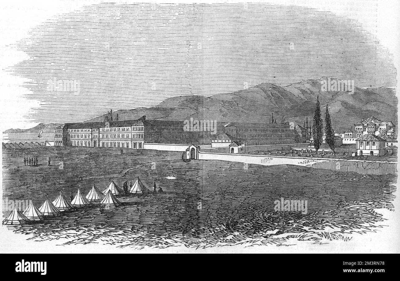 The British Hospital at Smyrna 1855 Stock Photo - Alamy