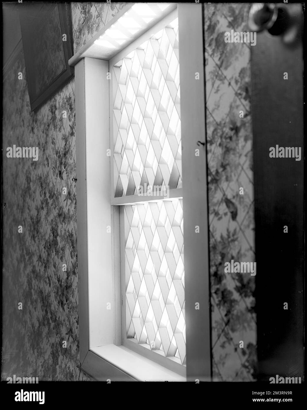 Salem, George Peabody estate, 'Kernwood,' interior detail, window ...