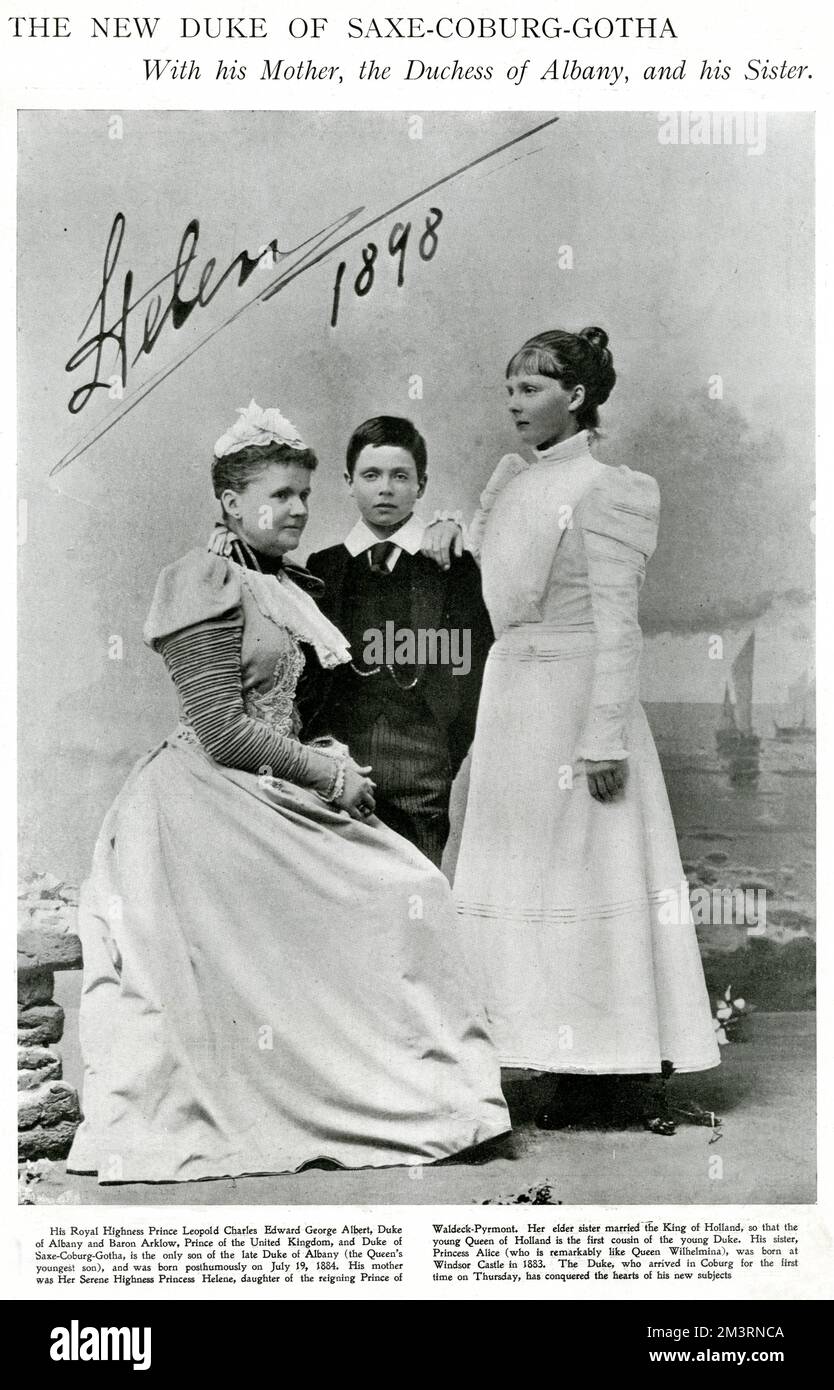 Princess Helena of Waldeck and Pyrmont (1861 - 1922), married to Prince ...