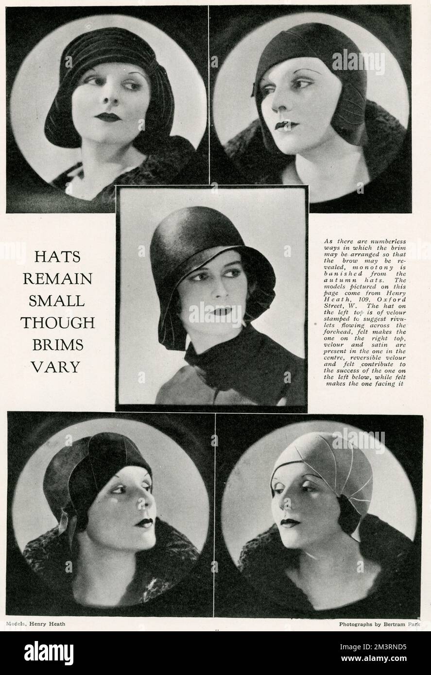 Cloche hats hi-res stock photography and images - Alamy