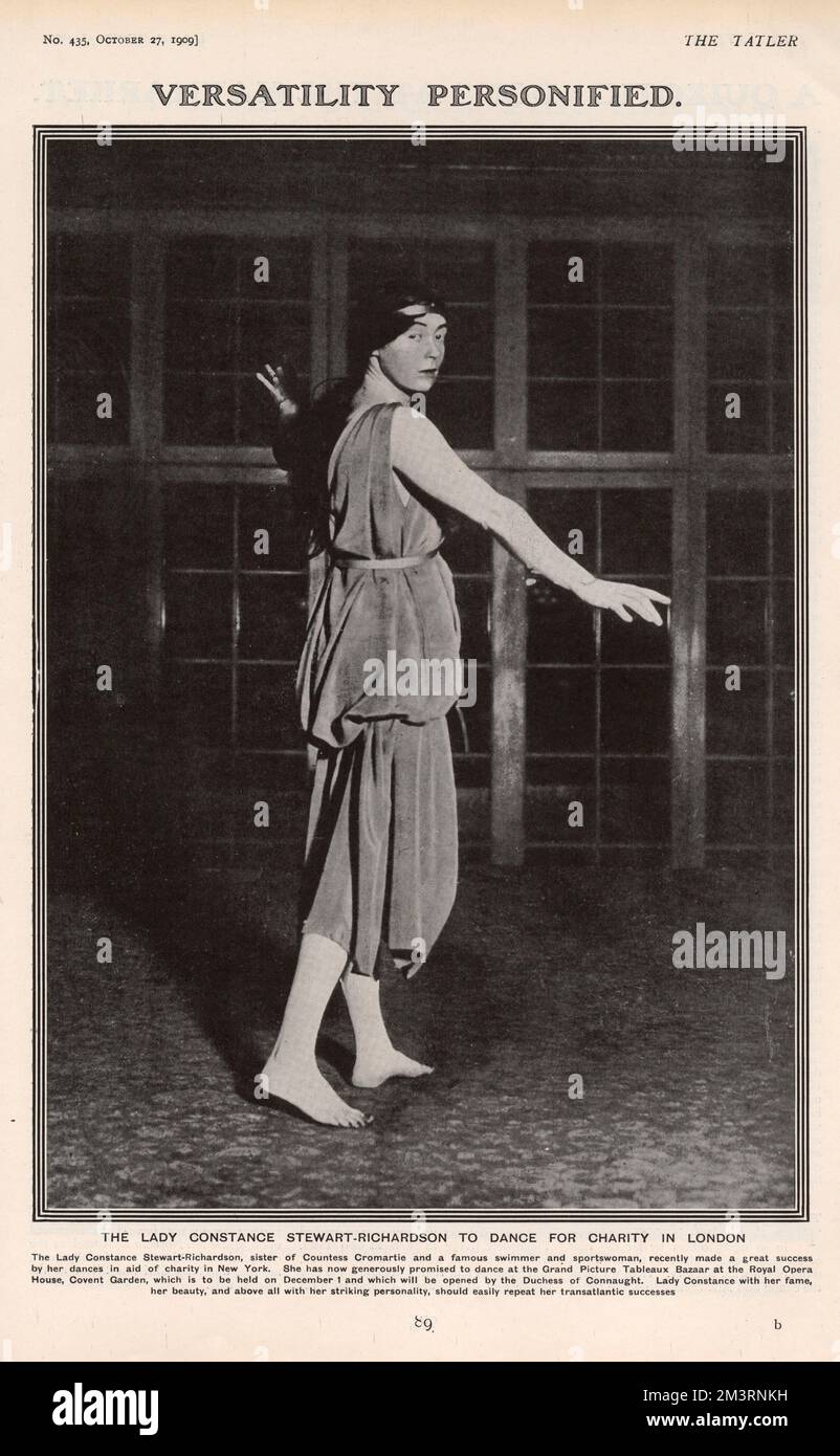 Lady Constance Stewart-Richardson Stock Photo - Alamy