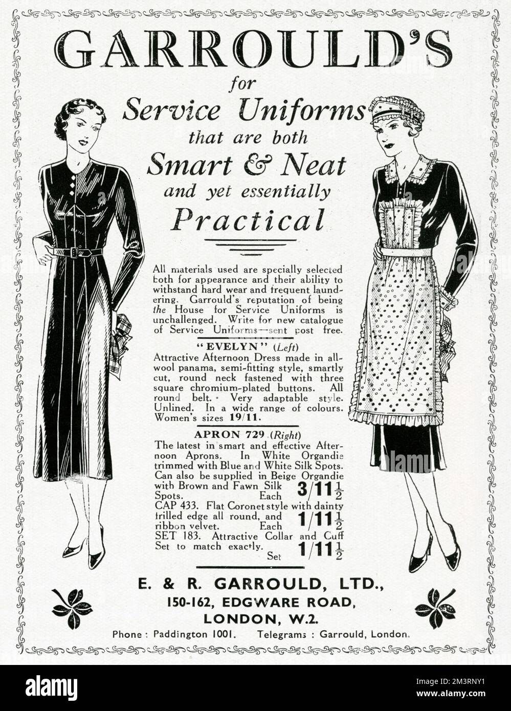 House maid 1930s hi-res stock photography and images - Alamy