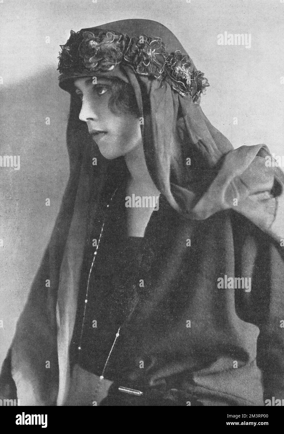 Sheila Chisholm, Lady Loughborough, later Lady Milbanke, pictured on ...
