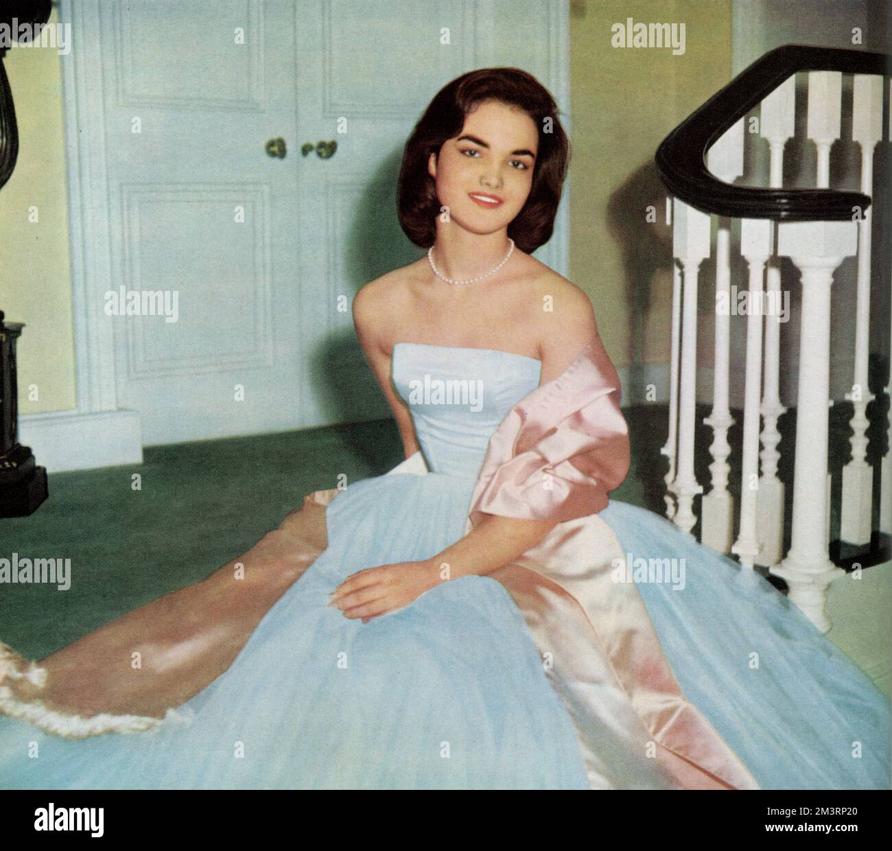 Miss Henrietta Tiarks, Debutante of the Year in 1957, featured in The ...