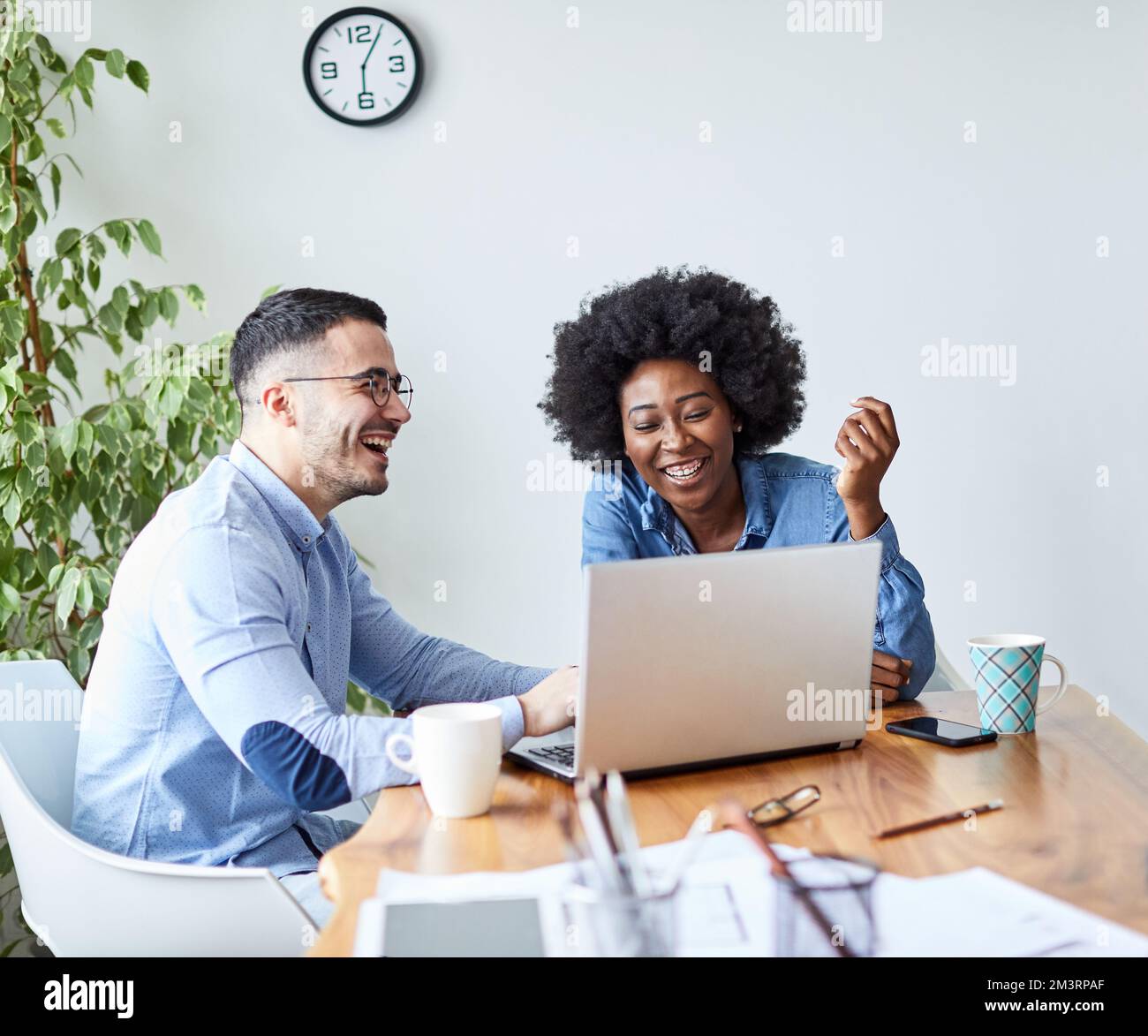 young business people meeting office teamwork group success corporate ...