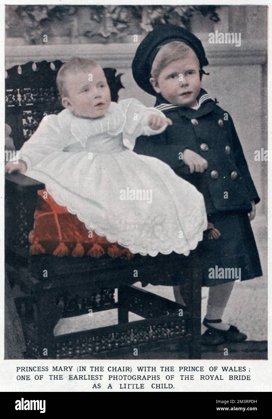 Princess Mary & Prince Edward 1897 Stock Photo - Alamy