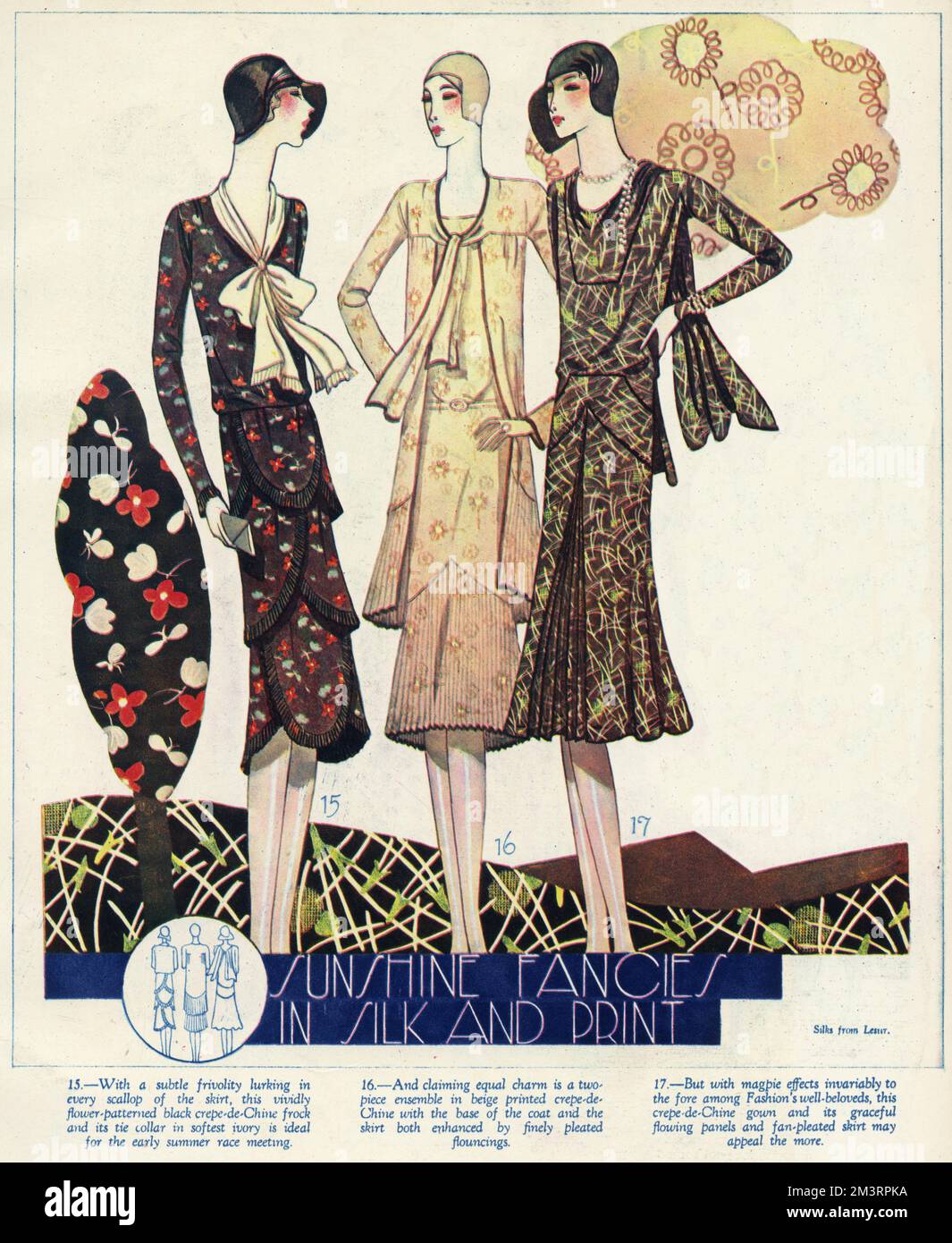 Women's clothing 1929 Stock Photo - Alamy