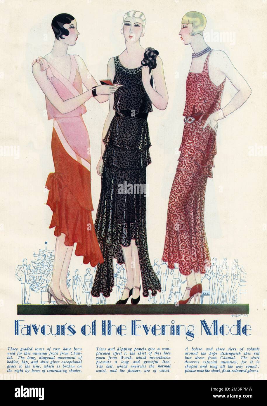 Evening dresses 1929 hi-res stock photography and images - Alamy