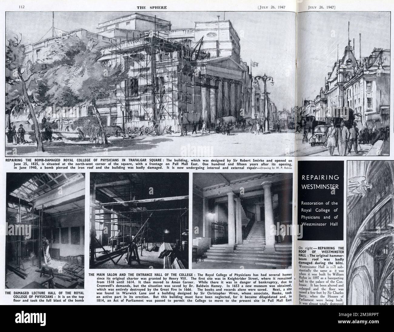 1947 london damage hi-res stock photography and images - Alamy