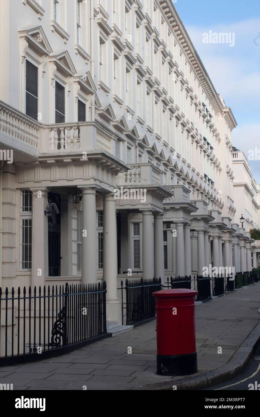 Eaton terrace, a row of Grade II Listed terraced Townhouses in ...