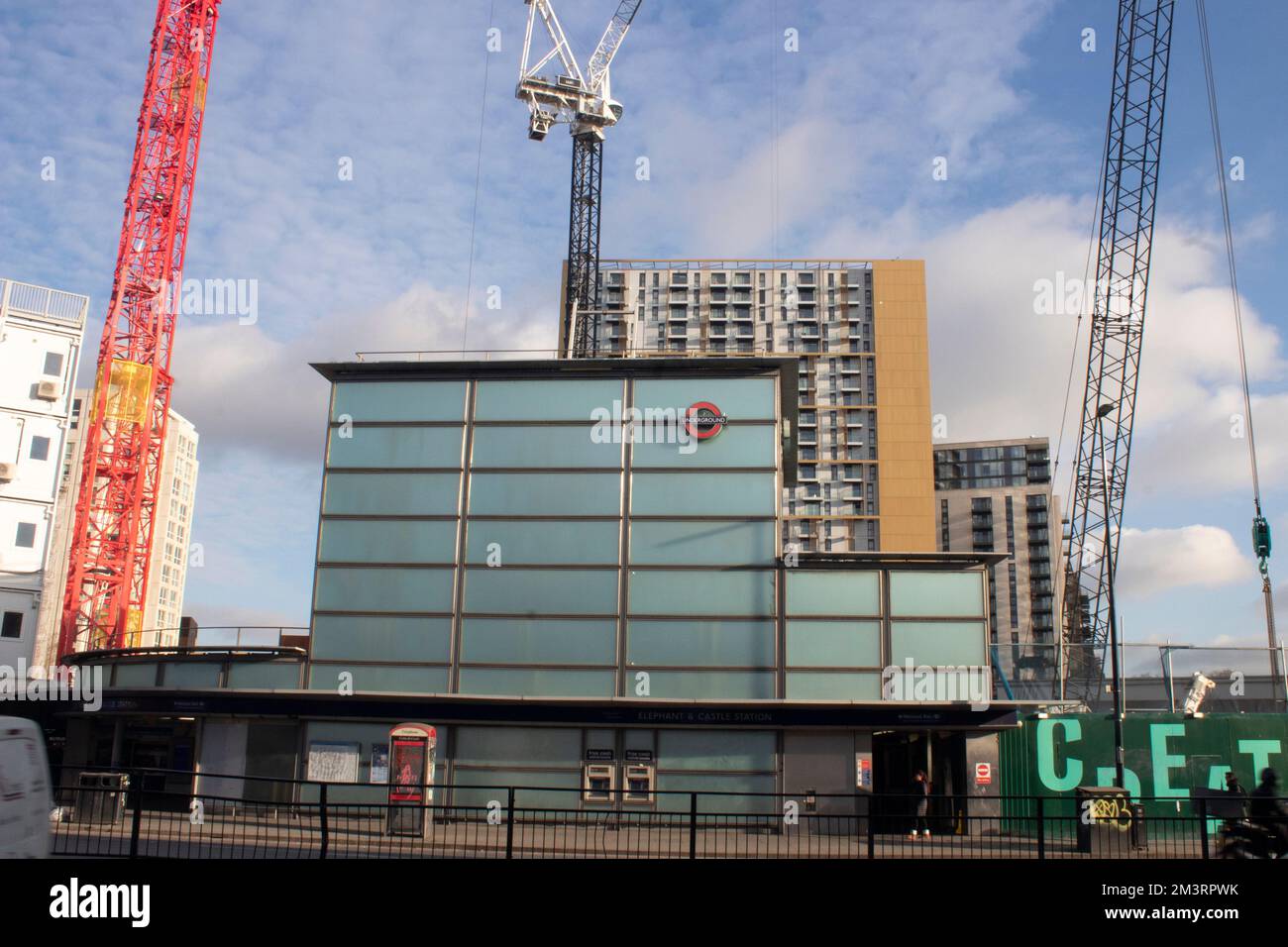 Elephant and Castle Underground station in the middle of a building ...