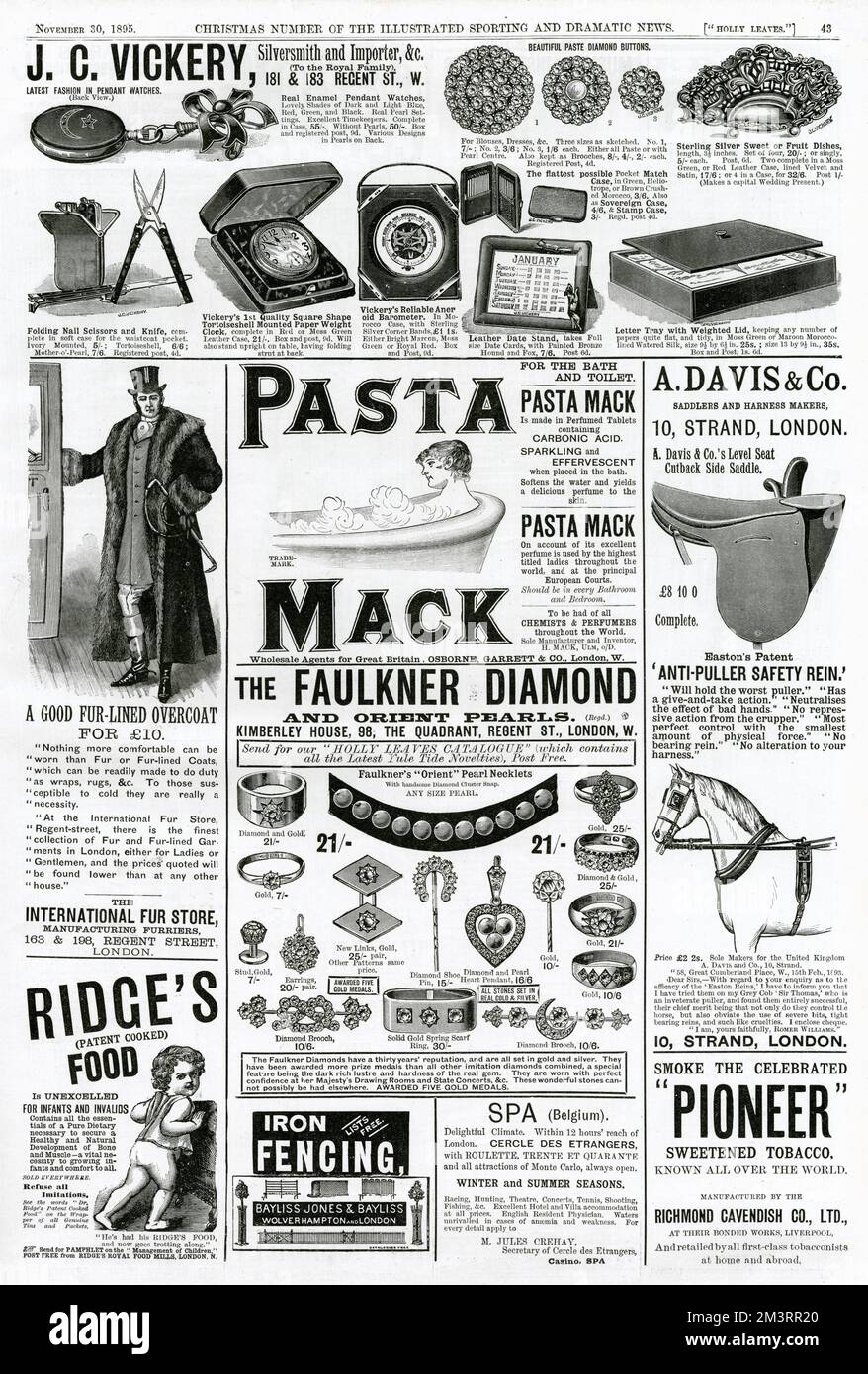 Victorian clothes advertising hi-res stock photography and images - Alamy