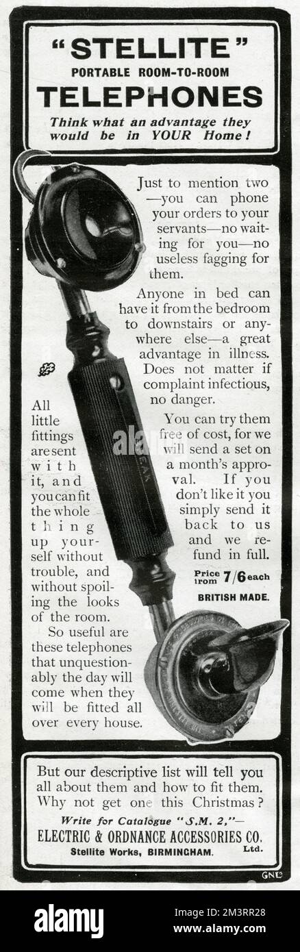British-made portable telephone for your home, easy to self-fit and ...