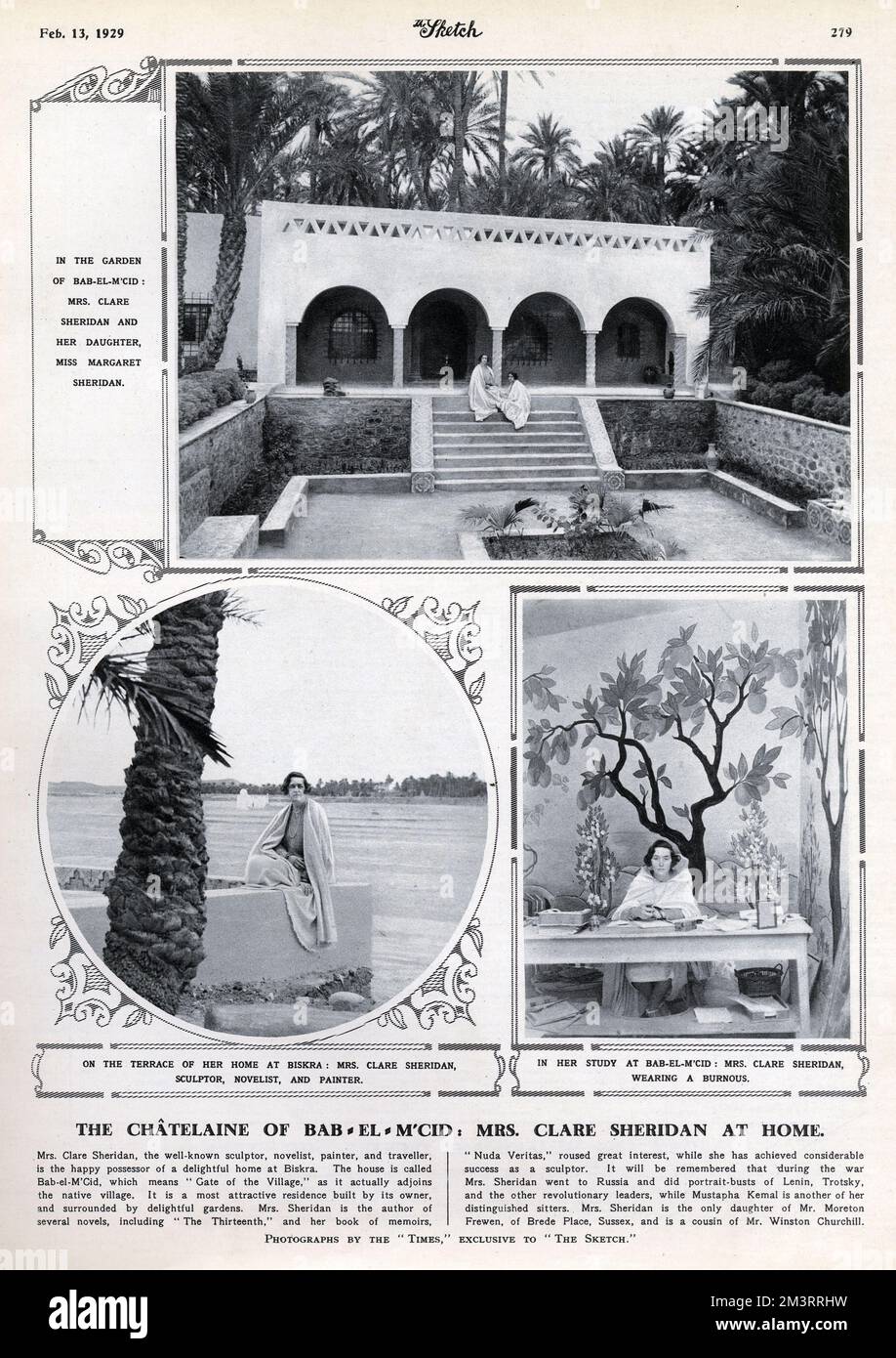 Clare Sheridan (born as Clare Consuelo Frewen; also known as Clare ...