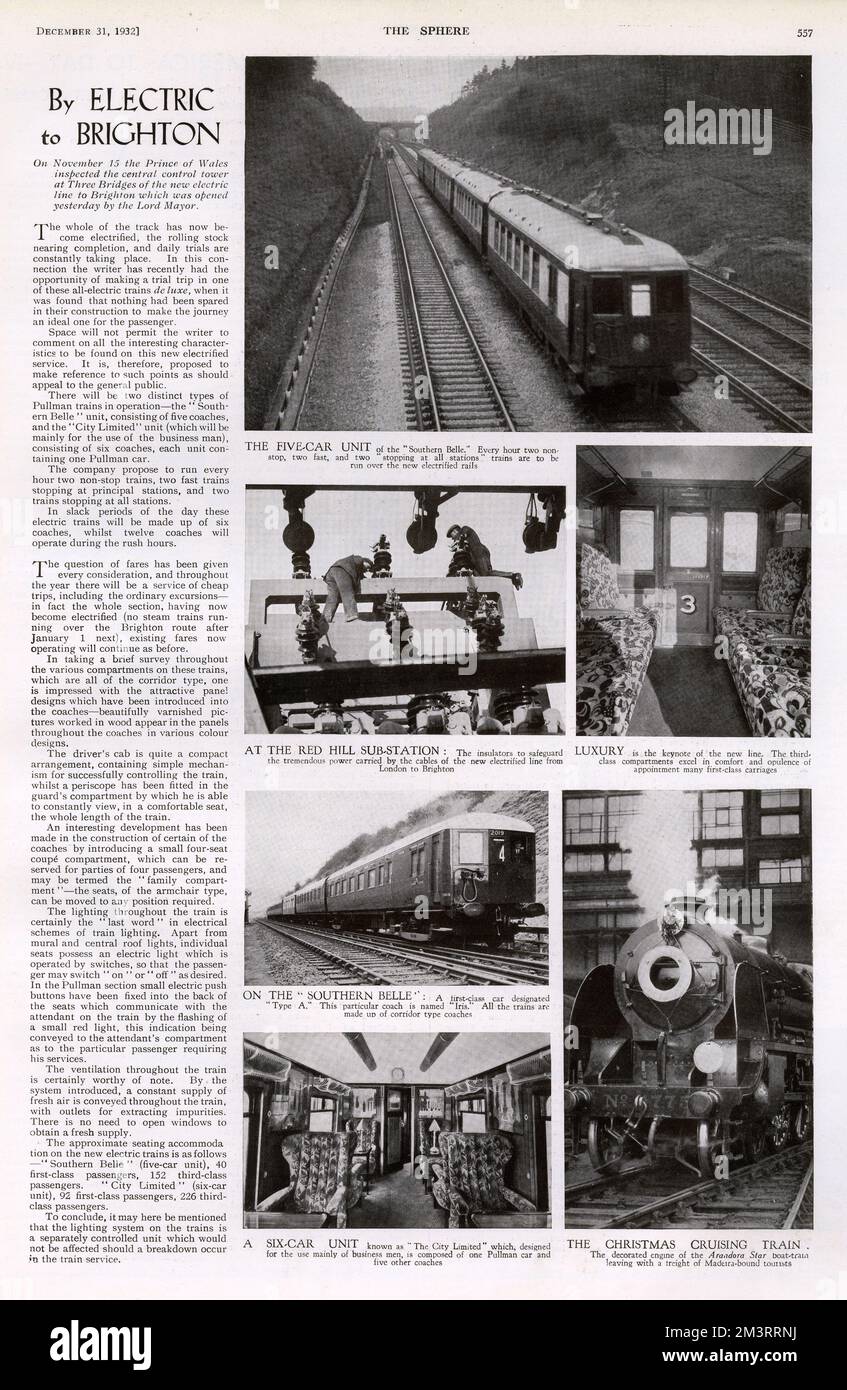 Train travel 1930s hi-res stock photography and images - Alamy