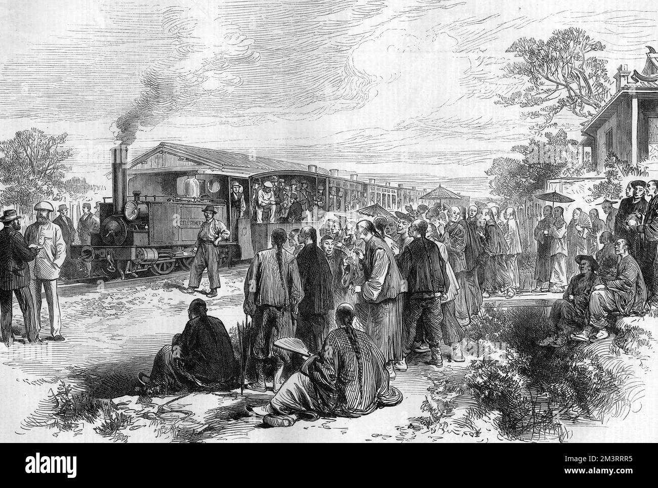 Chinese steam railway Black and White Stock Photos & Images - Alamy