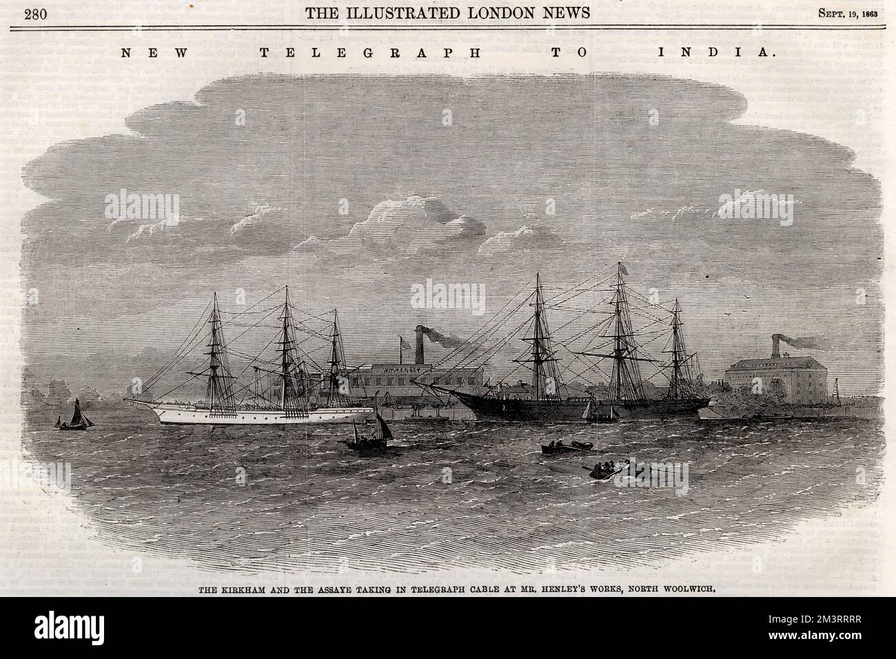 The Kirkham and the Assaye at Henley's Cable Factory Stock Photo - Alamy