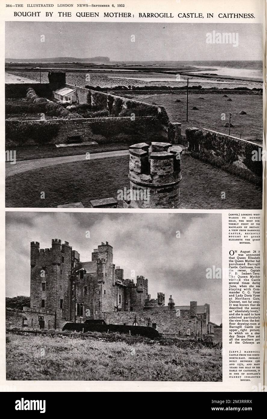 Barrogill castle hi-res stock photography and images - Alamy