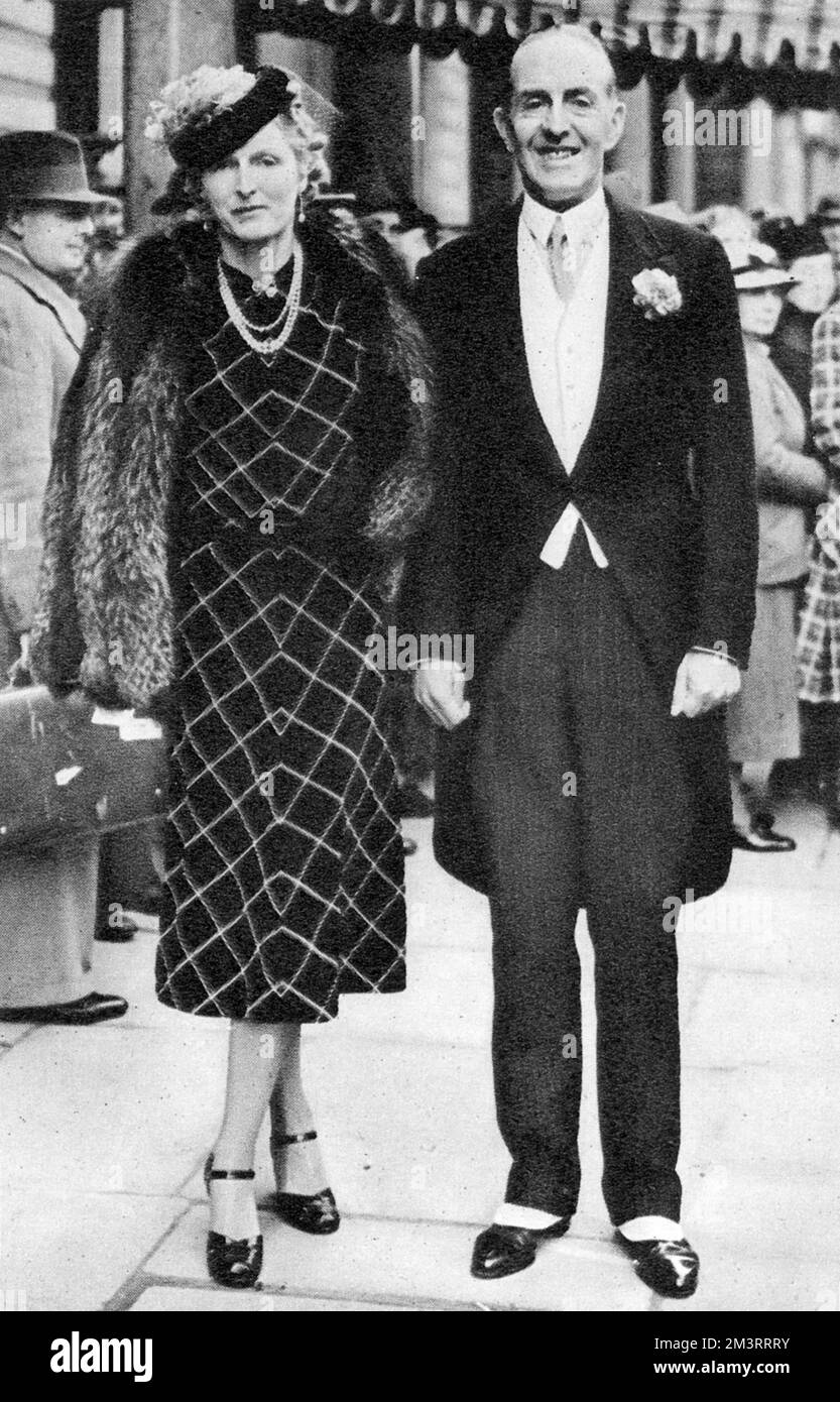 Sir Jock Delves Broughton and Lady Broughton Stock Photo - Alamy